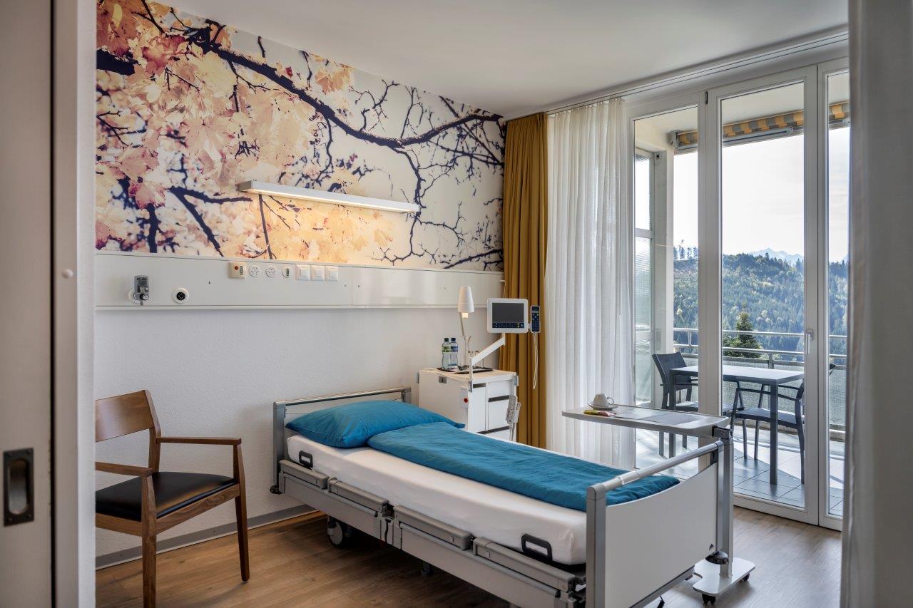 Patientenzimmer - Berner Reha Zentrum